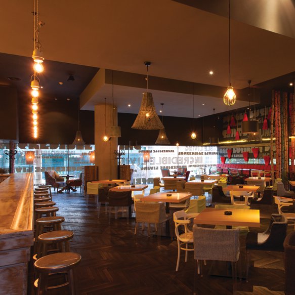 Interior design of Crazy Restaurant and Coffee Shop, Constanța