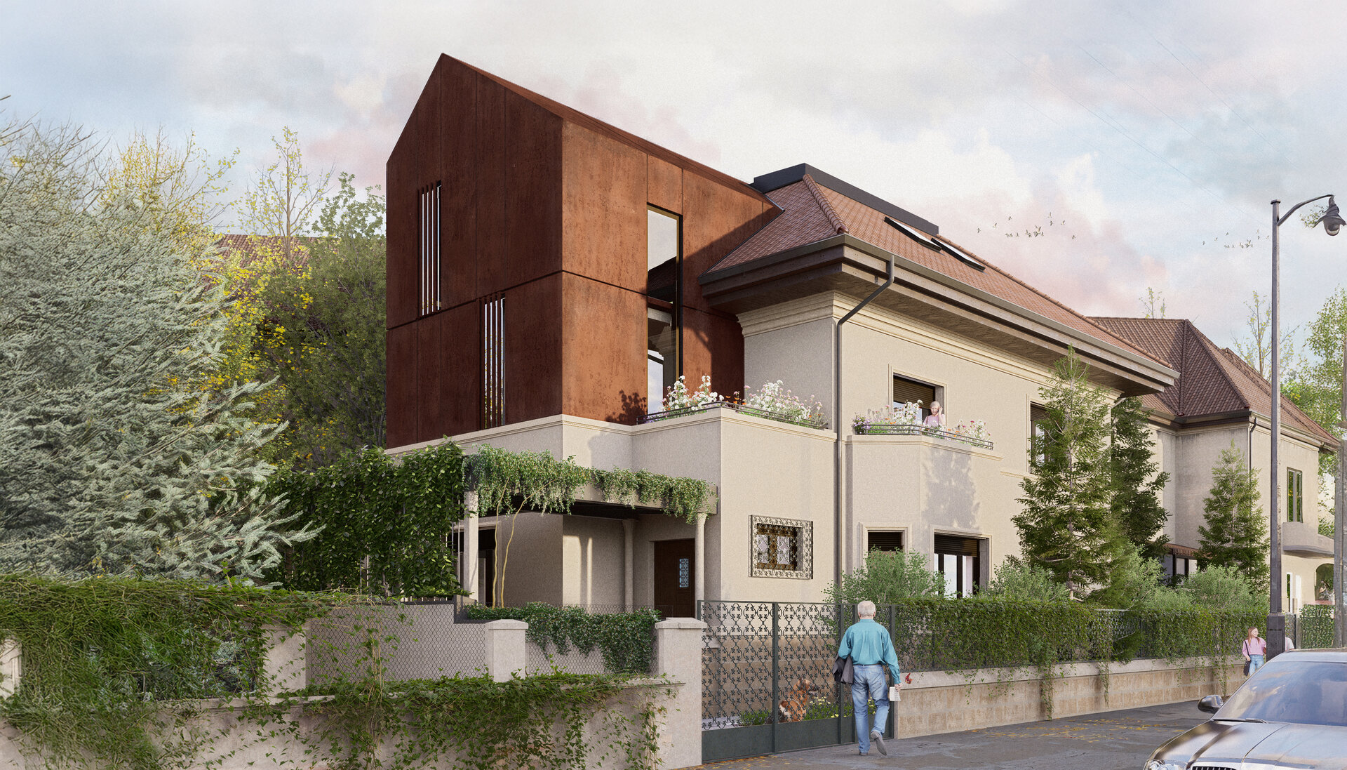 Locuință unifamilială în Cotroceni - consolidare si extindere